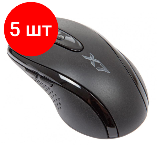 Комплект 5 штук, Мышь компьютерная A4Tech X-710BK чер опт (2000dpi) USB (7but)