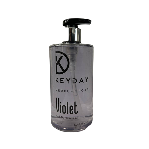 KeyDay Violet Soap - КейДэй Парфюмированное жидкое мыло, 450 мл -