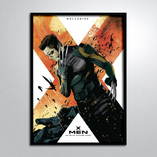 Постер в раме/Люди Икс Апокалипсис Арт Росомаха X-Men Apocalypse