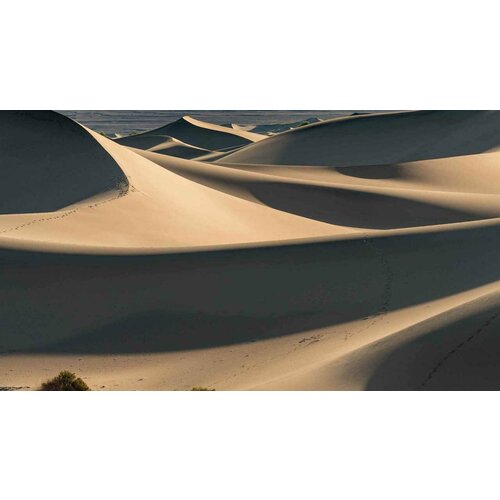 Картина на холсте 60x110 LinxOne "Пустыня, песок, дюны, холмы" интерьерная для дома / на стену / на кухню / с подрамником