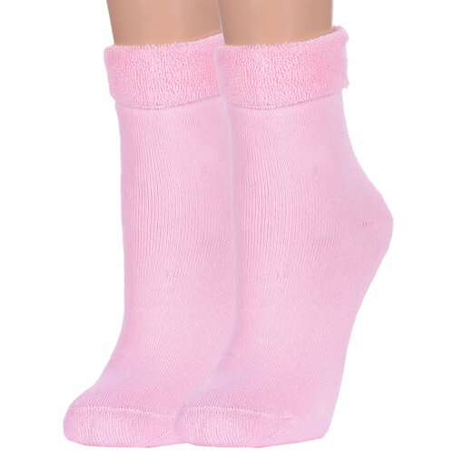 Носки PARA socks, 2 пары, размер 25, розовый