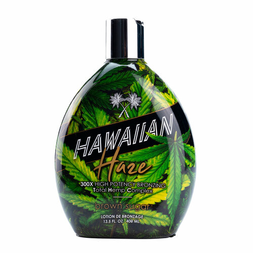 Brown Sugar, 300х Восстанавливающий лосьон для загара мгновенного действия Hawaiian Haze, 400 мл