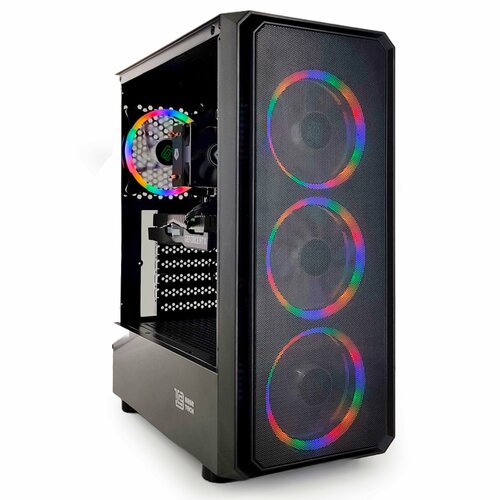 Игровой PC юкомс i3 4150, RTX 3050 6GB, SSD 1TB, 6GB DDR3, БП 450W, win 10 pro, Black game case