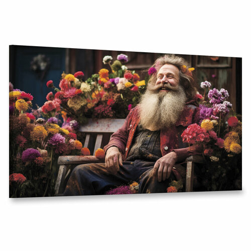 Интерьерная картина 100х60 "Садовник"