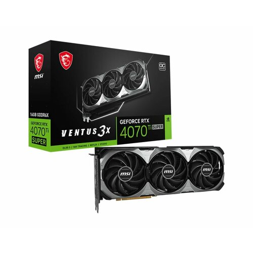 Видеокарта MSI RTX4070Ti SUPER 16G VENTUS 3X OC