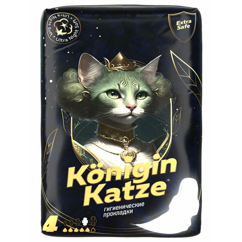 Прокладки Konigin Katze ультратонкие ночные Ultra Night Soft 320мм 6шт
