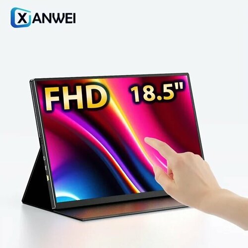 18,5" Портативный сенсорный монитор Xian Wei FHD 1920x1080, 100 Гц, IPS