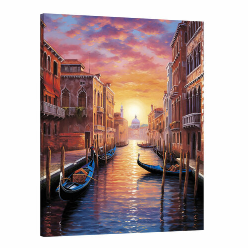 Интерьерная картина 50х70 "Италия: картина маслом"
