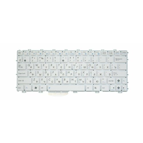 Клавиатура для ноутбука Asus Eee PC 1011BX белая