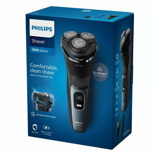 Электробритва мужская Philips S3144/00 для сухого и влажного бритья