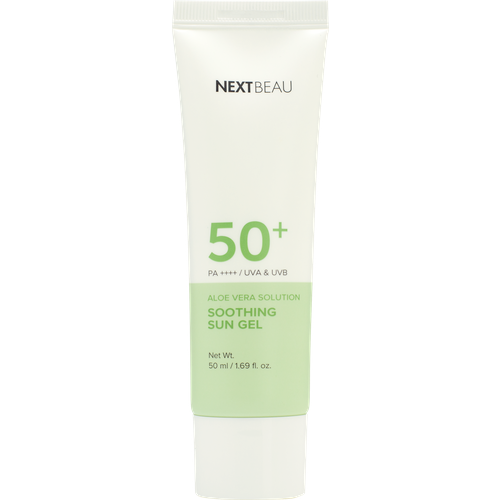 Успокаивающий солнцезащитный гель с экстрактом алоэ SPF 50+/PA++++, 50мл, NEXTBEAU