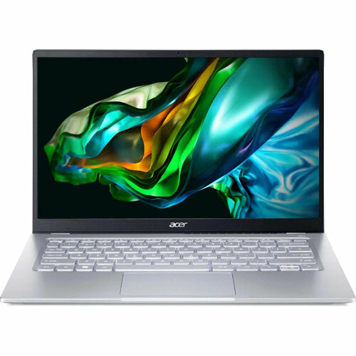 Ноутбук Acer Swift Go SFG14-41-R7EG, 14" FHD IPS/AMD Ryzen 7 7730U/16ГБ LPDDR4X/1ТБ SSD/Radeon Graphics/Windows 11 Home, серебристый (NX. KG3CD.002)