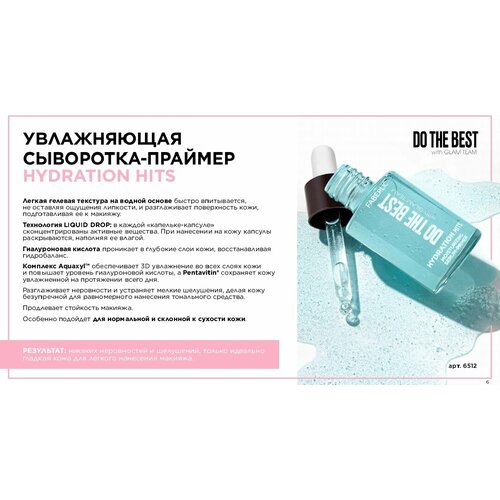 Увлажняющая сыворотка-праймер Hydration Hits