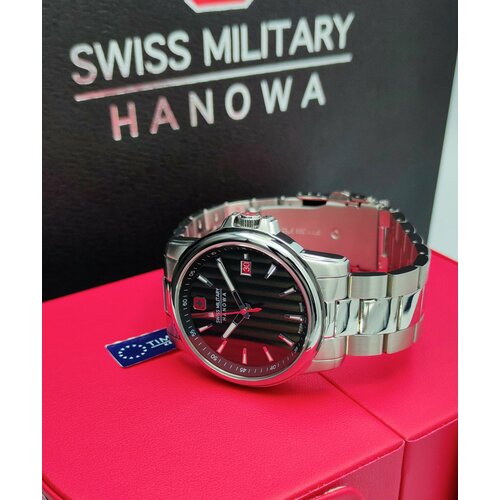 Наручные часы Swiss Military Hanowa SMWGH2101005, синий, серебряный
