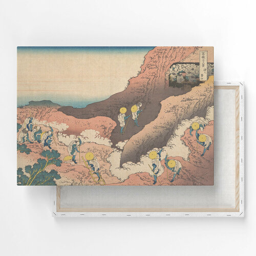 Картина на холсте, репродукция / Кацусика Хокусай / Размер 30 x 40 см