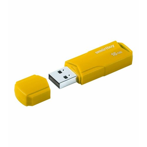 Флешка 16Gb SmartBuy Clue USB Yellow SB16GBCLU-Y