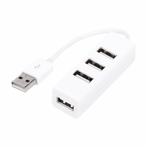 Разветвитель USB на 4 порта белый Rexant 18-4103-1 (68 шт.)