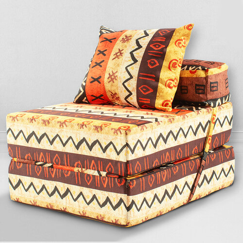 Bean Joy Кресло кровать, размер ХXXХL, мебельный хлопок, Африка