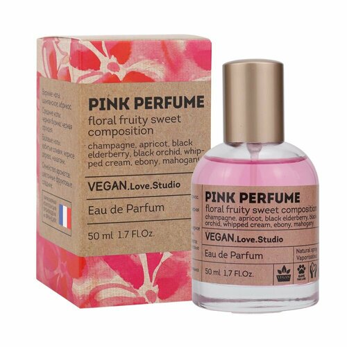 Delta parfum Туалетная вода женская Vegan Love Studio Pink Perfume, 50мл