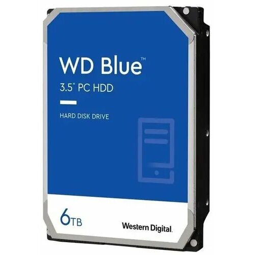 Жесткий диск (HDD) Western Digital 6Tb WD Blue 3.5" (WD60EZAX)