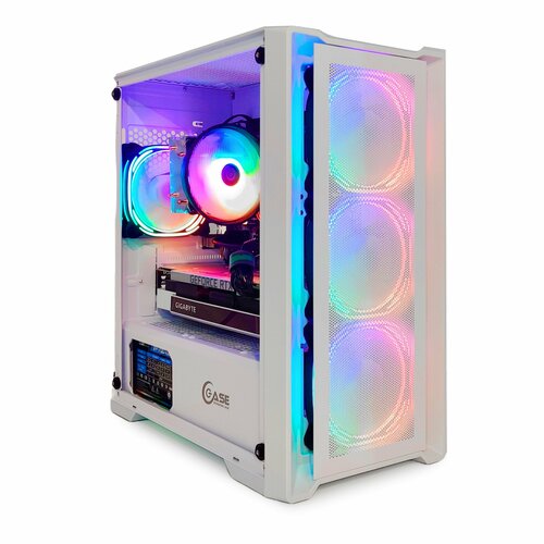 Игровой PC юкомс i3 7100, RTX 3070 Ti 8GB, HDD 1TB, SSD 120GB, 8GB DDR4, БП 600W, win 10 pro, White game case