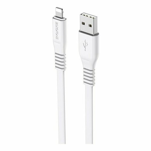 Дата-кабель Borofone BX23 USB-Lightning, 1 м, белый