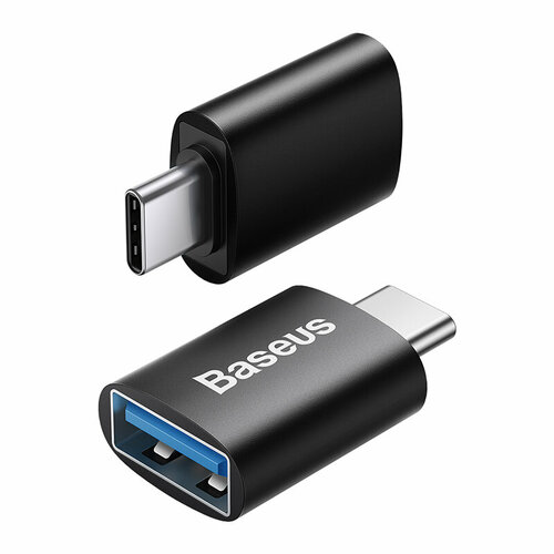 Переходник/Адаптер BASEUS Ingenuity Series Mini OTG Type-C (m) - USB3.1 (f), черный