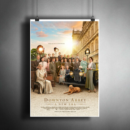 Постер плакат для интерьера "Фильм: Аббатство Даунтон 2. Downton Abbey: A New Era" / Декор дома, офиса, комнаты, квартиры A3 (297 x 420 мм)