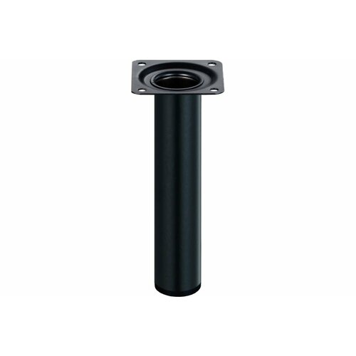 Ножка Tech-Krep D30х150 круглая, нерегулируемая, черная - накладка 151281