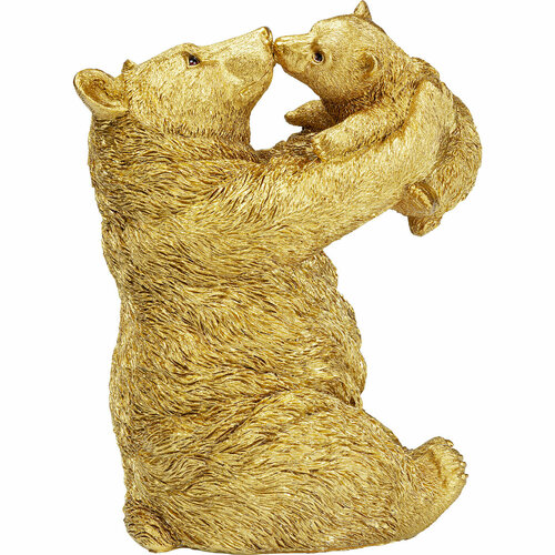 Предмет декоративный/Статуэтка Mother Bear, KARE Design, коллекция "Медведица" 21*27*16, Полирезин, Золотой