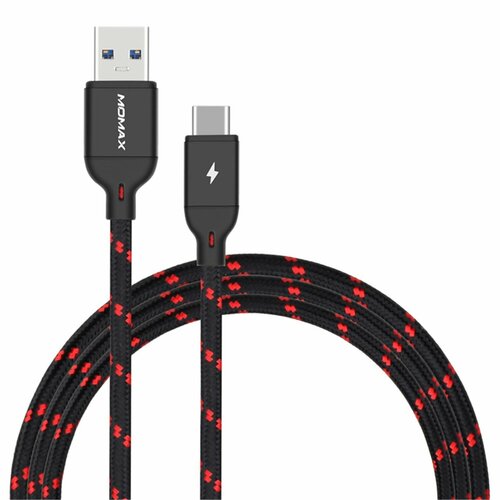 Кабель Momax Elite Link (Usb-A to Usb-C 1м) Fast Charge 3.0 - Black