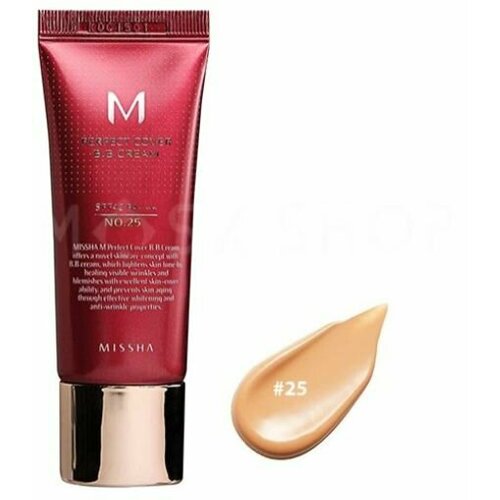 MISSHA Тональный крем M Perfect Cover BB Cream SPF42/PA+++ (No.25/) 20ml