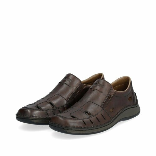 Туфли Rieker, размер 43, коричневый