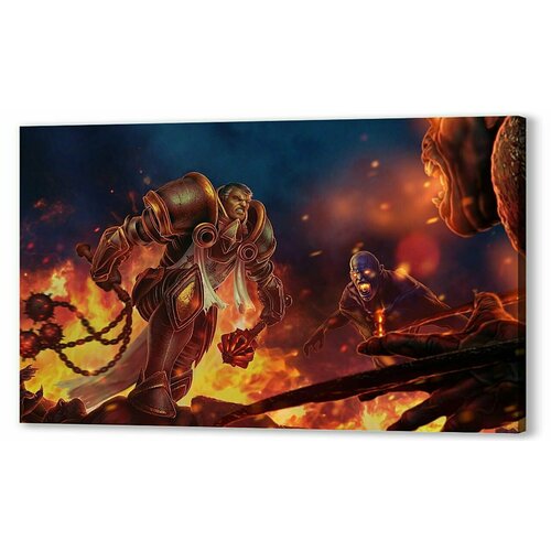 Плакат, постер на холсте Diablo III: Reaper Of Souls. Размер 60 х 84 см