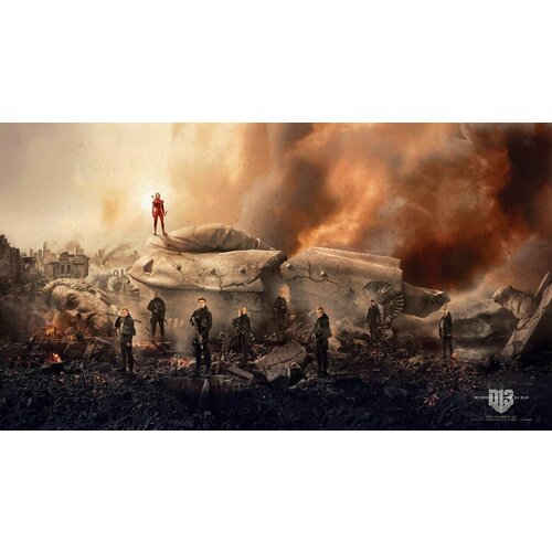 Плакат, постер на бумаге The Hunger Games/Голодные игры. Размер 30 х 42 см