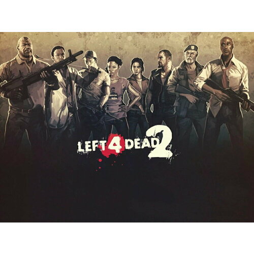 Плакат, постер на бумаге Left 4 Dead 2/игровые/игра/компьютерные герои персонажи. Размер 21 х 30 см