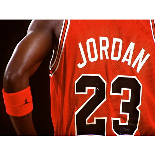 Плакат, постер на холсте Jordan Michael/Майкл Джордан/спорт. Размер 60 х 84 см