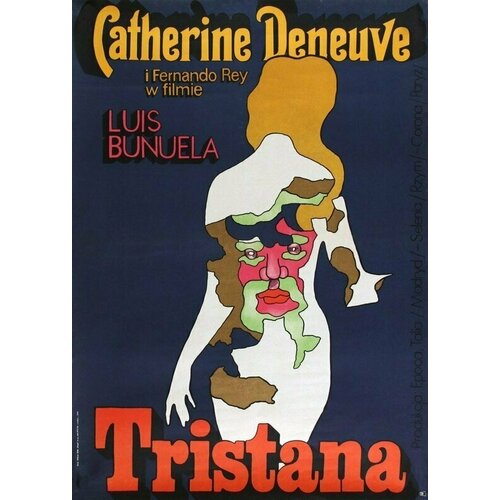 Плакат, постер на бумаге Тристана (Tristana), Луис Бунюэль. Размер 30 х 42 см