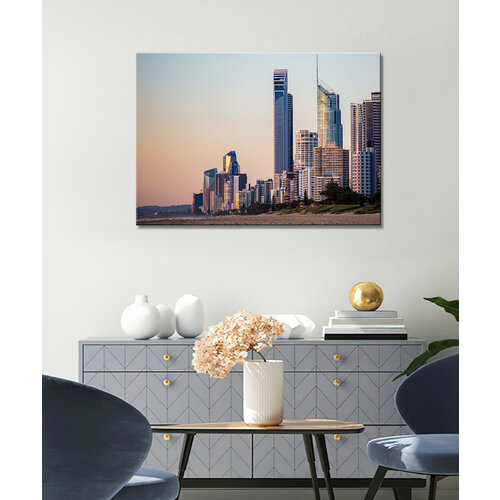 Картина/Картина на холсте для интерьера/Картина на стену/Картина для кухни/ - Австралия небоскребы 10 20х30