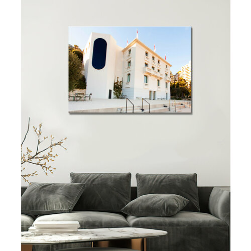 Картина/Картина на холсте для интерьера/Картина на стену/Картина для кухни/ - Монако/Новый Национальный музей (1) 40х60