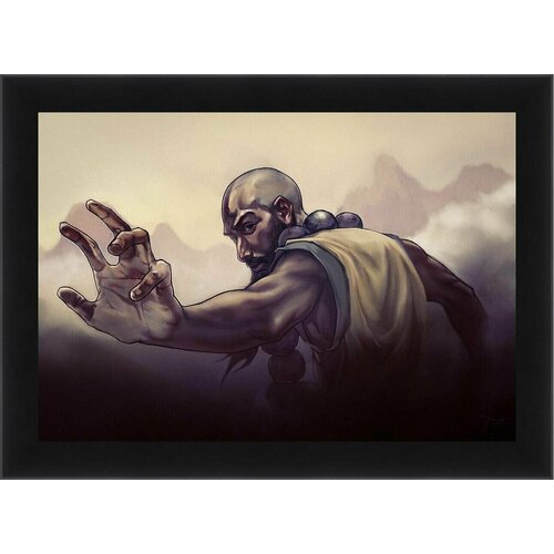 Плакат, постер на холсте Diablo III. Размер 21х30 см