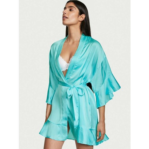 Халат Victoria's Secret, размер XL/XXL, голубой