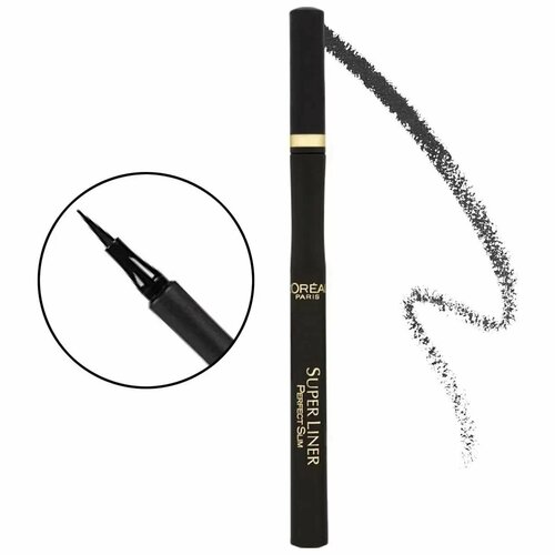 L'OREAL Paris Суперлайнер для глаз "Perfect Slim" оттенок intense black
