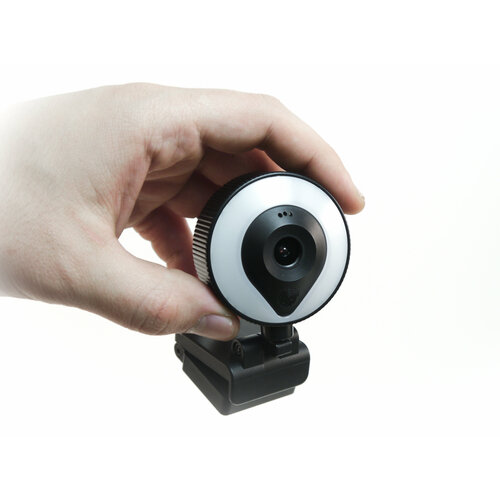 Web камера 2K Full HD HDcom Stream W21-2K - камера онлайн для ноутбука / вэб камера. В камеру встроен микрофон.