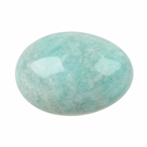 Камень натуральный "Амазонит", галтовка (20-30 г, 26-31 мм)