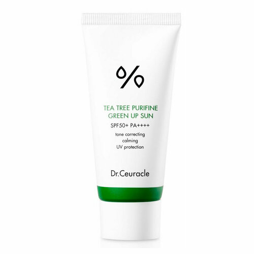 Солнцезащитный крем с чайным деревом Dr. Ceuracle Tea Tree Purifine Green Up Sun SPF50+ PA++++