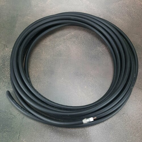 Коаксиальный ВЧ кабель Racio Antenna 8D-FB CCA PVC MIL-C-17D, 50 Ом, черный, 20 метров