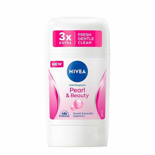 Nivea Антиперспирант-стик Жемчужная красота, 50 мл, 4 шт.