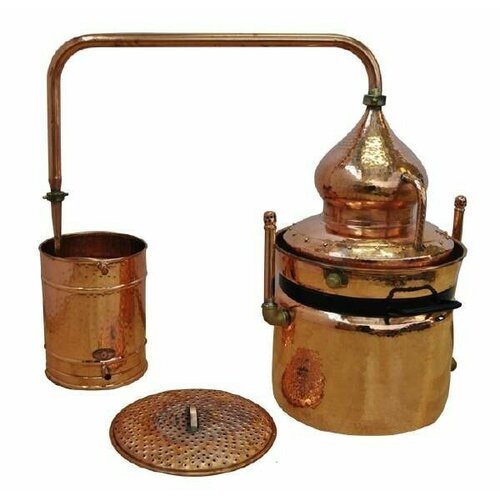 Аламбик CopperCrafts на водяной бане 15 литров с ситом