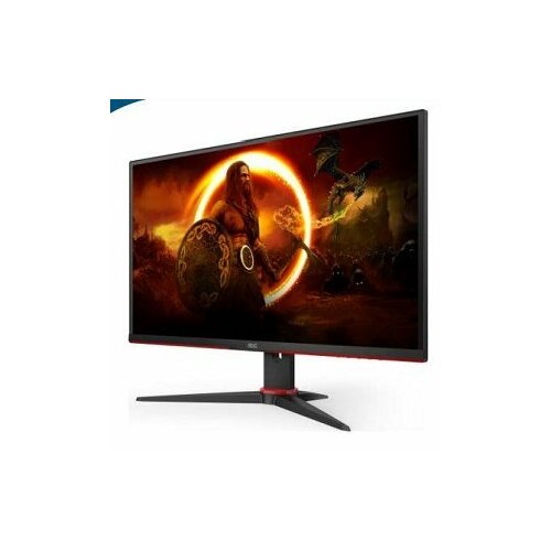 Монитор 27" AOC Q27G2E Black-Red (VA, 2560x1440, 155Hz, 1 ms, 178°/178°, 250 cd/m, 80M:1, +2xHDMI 2.0, +DisplayPort 1.2)